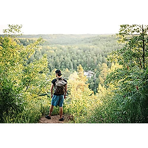 Frost River Isle Royale Junior Bushcraft Backpack - Durable Waxed Canvas Outdoor Hiking Pack, 26 Liter, Field Tan