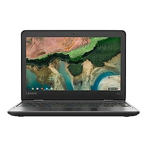 Lenovo 11.6" 300e Chromebook LCD 2 in 1- MediaTek M8173C Quad-core 2.1GHz 4GB LPDDR3 32GB Flash Memory Chrome OS Non-Touchscreen (Renewed)