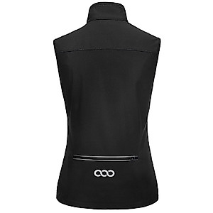 33,000ft Women's Lightweight Running Vest Outerwear with Pockets, Windproof Sleeveless Jacket for Golf Hiking Travel