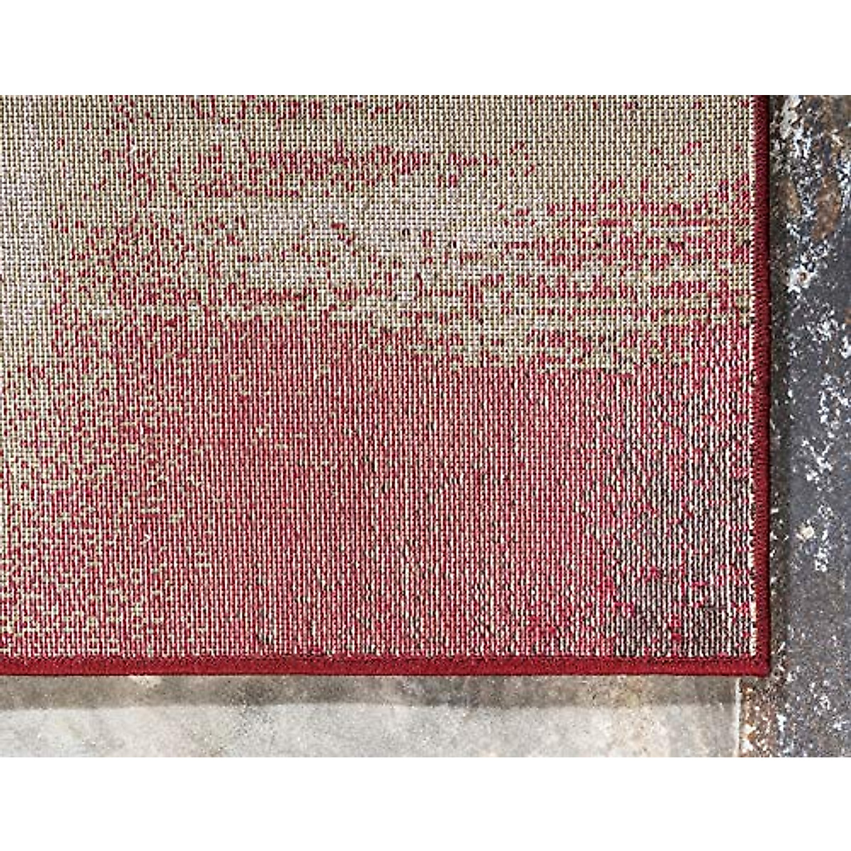 Unique Loom Barista Collection Area Rug - Timor (2' 2" x 6' 1" Runner, Multi/ Red)