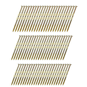 SITLDY Framing Nails 21 Degree 3 SIZES (3-1/2"+3.0"+ 2-3/8", 150 per Size) Full Round Head EG Smooth Shank, 450 Count Assorted Size, for Pneumatic, Electric 20 to 22 Degree Framing Nailer