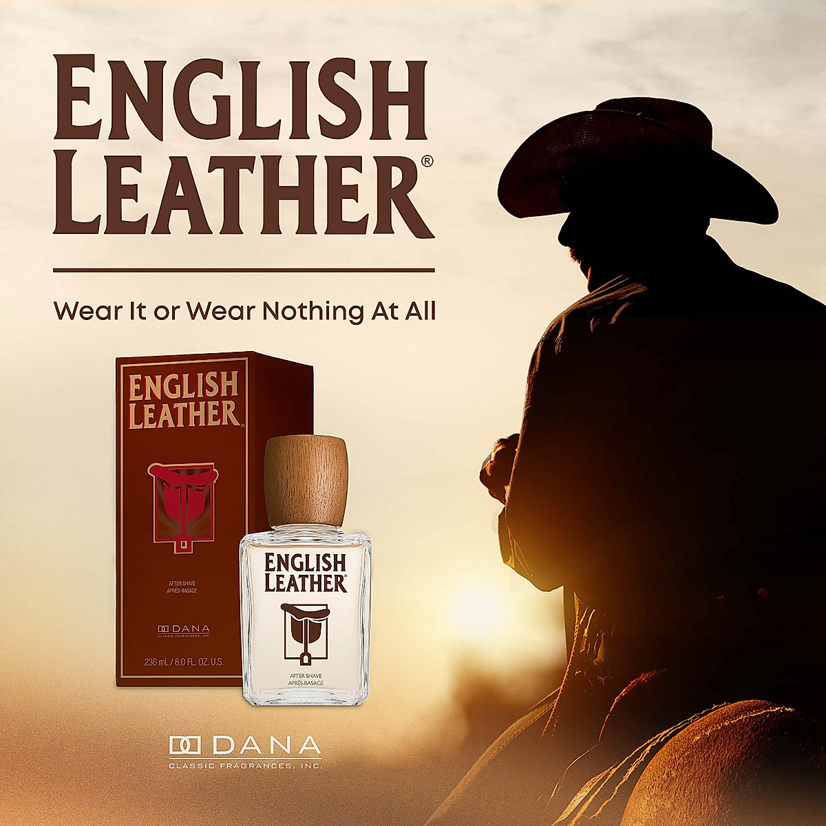 English Leather Aftershave Splash for Men by Dana