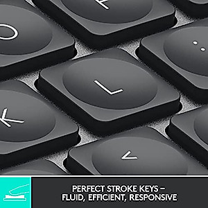 Logitech MX Keys Mini Minimalist Wireless Illuminated Keyboard, Compact, Bluetooth, USB-C, for Apple macOS, iOS, Windows, Linux, Android - Graphite - With Free Adobe Creative Cloud Subscription