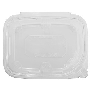 Karat 24oz PET Tamper Resistant Hinged Deli Container with Lid - 200 ct