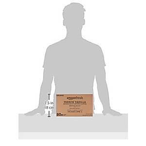 AmazonFresh 80 Ct. K-Cups, French Vanilla Flavored Medium Roast, Keurig K-Cup Brewer Compatible