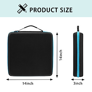 Risou Toy Display Storage Container Box Compatible with Hot Wheels Car,Matchbox Cars,Fits 80 toy cars.(Case Only)