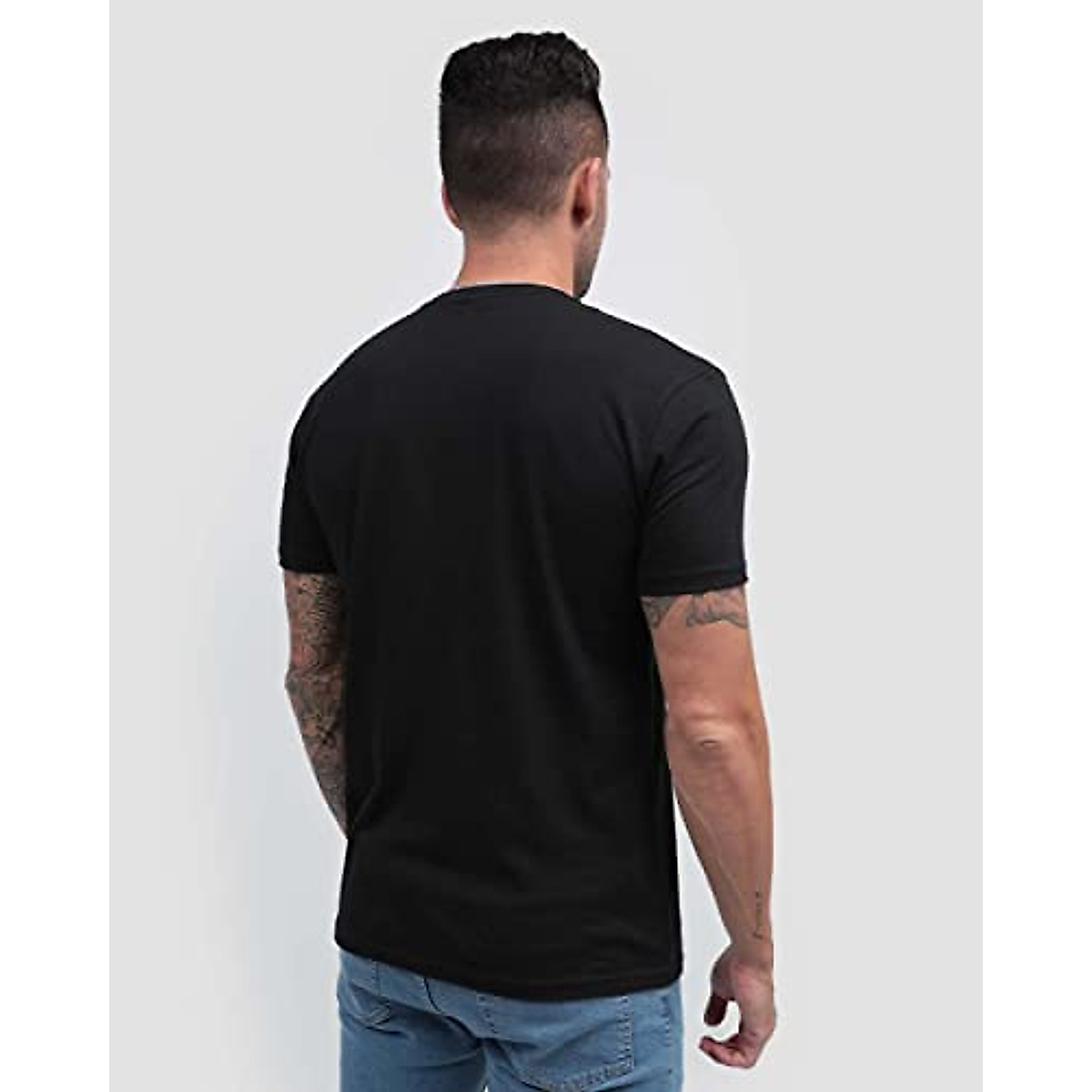 INTO THE AM Fallen King Graphic Tee for Men - Short Sleeve Design T-Shirts (Black, XX-Large)