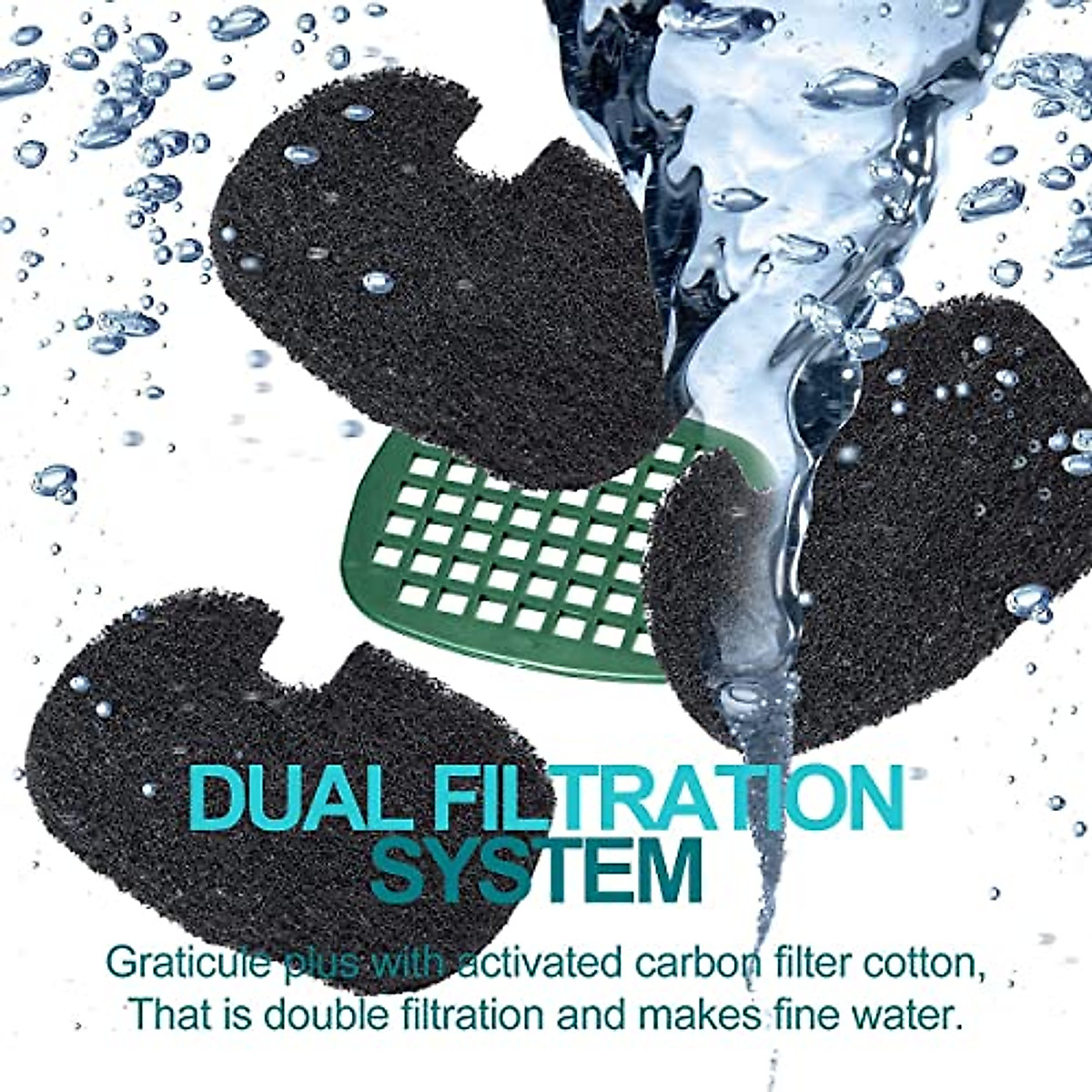 Automatic Reptile Waterfall Fountain Dripper - Adjustable Reptile Water Dispenser Chameleon Cantina Drinking Fountain for Amphibians Insects Lizard Turtle Snake Spider Frog Gecko