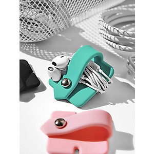 ELFRhino Cord Organizer Earbuds Holder Earphone Wrap Earphones Organizer Headset Headphone Earphone Wrap Winder Cord Manager Cable Winder Set of 2