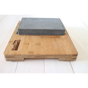 Black Rock Grill - Premium Lava Stone Cooking Set for Sizzling Steak and Seafood, Restaurant-Quality Meals at Home