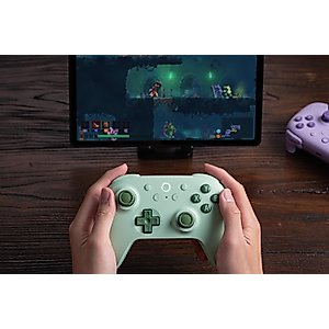 8BitDo Ultimate 2C Wireless Controller for Windows PC and Android, with 1000 Hz Polling Rate, Hall Effect Joysticks and Triggers, and Remappable L4/R4 Bumpers (Green)