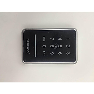 ISURPIAN ISURPASS Z-Wave Keypad Smart Lock Front Door,Hotel Digital Auto Lockdoor Locks for Home,keyless, Swipe Card, APP Black