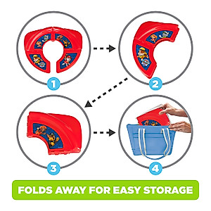 Ginsey Home Solutions Nickelodeon Paw Patrol Travel/Folding Potty Seat, 8 Oz