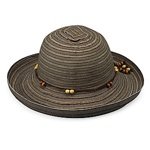 Wallaroo Hat Company – Women’s Breton Sun Hat – UPF 50+ Sun Protection, Packable Design and Adjustable Sizing for Medium Crown Sizes – Versatile Style for Travel, Beach and Everyday (Chocolate)