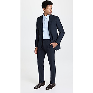 Theory Men's Chambers Stretch Wool Blazer, Navy, Blue, XL