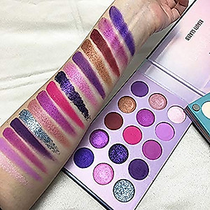 Beauty Searcher 60 Color Eyeshadow Palette, 4 in 1 Board High Pigmented Glitter Matte Eye Shadow Rotation Pearlescent Nude Makeup Palette Eyes Cosmetic