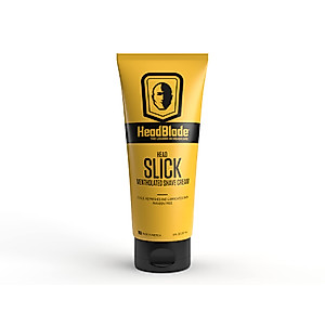 ATX Men's Head Shaving Basics Bundle with 8oz HeadSlick Cream, Razor, Blade Refills - Close Shave Kit with An Easier and Faster Shave