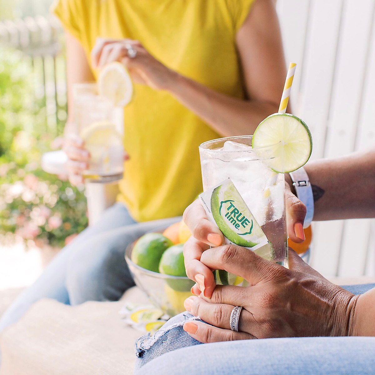 True Lime, Unsweetened Crystallized Lime Cream (Pack of 2 Boxes, Total 64 Individual Packets)