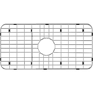 SANNO Kitchen Sink Grate Sink Protector for Kitchen Sink 25" X 12.8", Stainless Steel Grid Sink Protector Kitchen Sink Rack Bottom of Kitchen Sink,Center Drain Sink Bottom Grid
