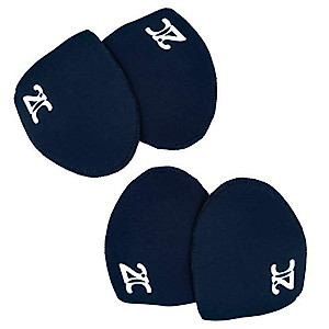 21C 1.5mm Neoprene Toe Warmers (Wear Inside Shoes) - 2 Pairs - 4 Foot Warmer Booties for Cycling, Hiking, Camping, Skiing, Outdoor Sports - Thermal Toe Socks - Size 2