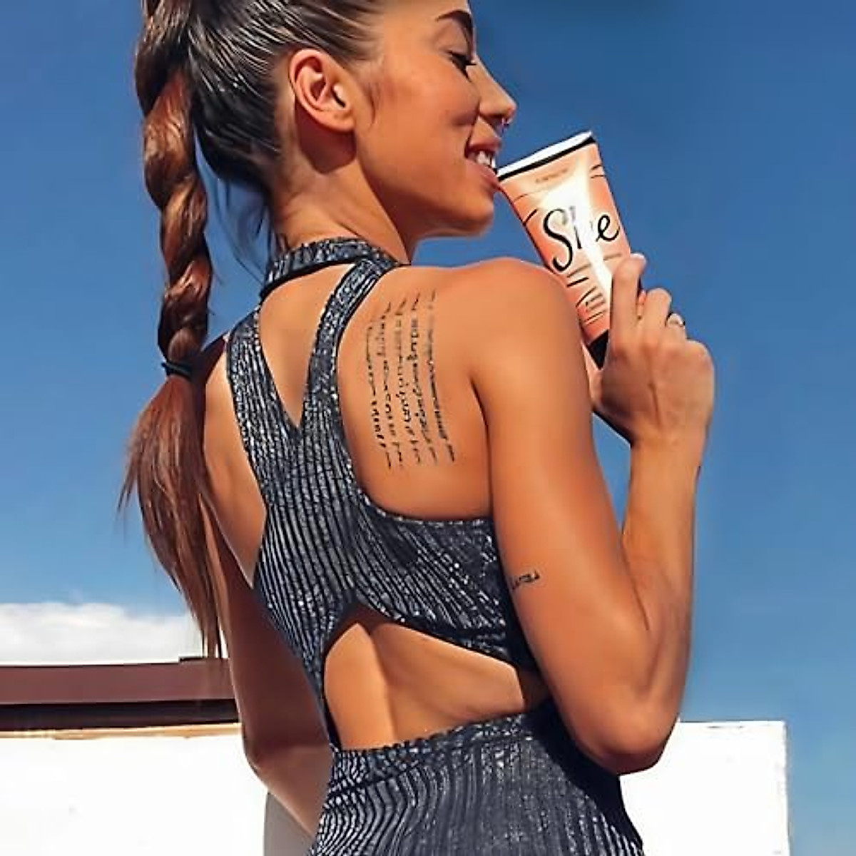 Onyx She Tanning Lotion for Tanning Beds - Indoor Tanning Bed Lotion with Bronzer & Accelerator, Moisturizing & Conditioning Lotion for Women, Soothing, Bronzing Intensifier for Fair Skin