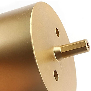 2-1/2 Inch Masonry Hole Saw, Diamond Hole Saw, Heavy Duty Dry Core Bits for Concrete, Brick, Cinder Block, 3/8 inch Shank, Core Drill Bit Extra Long Depth of Cut