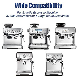 54mm Silicone Steam Ring, 2Pcs Replacement Silicone Gasket For Breville Espresso Machine 878/870/860/840/810/500/450/ Sage 500/870/875/880/810/878 Grouphead Gasket Replacement Part (2Pcs) (Silicone)