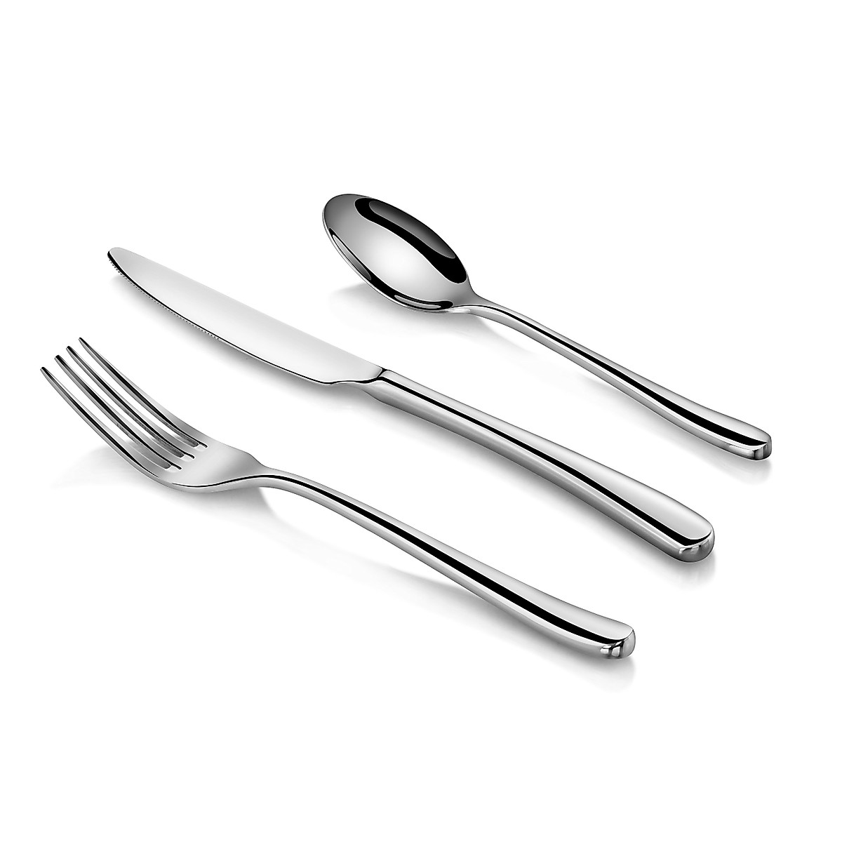 Artaste 56518 Rain II Forged 18/10 Stainless Steel Flatware 36-Piece Set, Service for 12