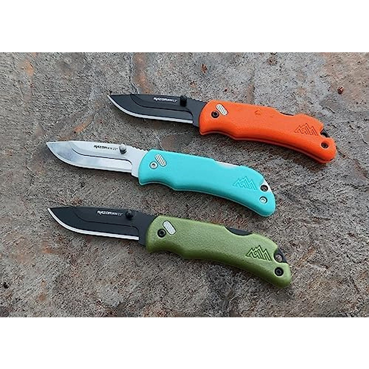 OUTDOOR EDGE Razor Mini Folding Pocket Knife | Compact 2.2" EDC Knife with RazorSafe Replaceable Blades | Perfect Small Everyday Carry | Includes 2 Replaceable Drop Point Blades | Great Gift for Women