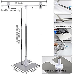 zyckTech 7Pcs 14Patterns Photography Background Paper with Stand, 34x23in Double-Sided Photo Tabletop Backdrops Props for Food Jewelry Cosmetics Makeup (Black White Blue) (PBP03247PCS)