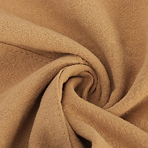 Athletic Shorts Mens Men Linen Shorts Elastic Waist Drawstring Cotton Linen Shorts with Pockets Loose Fit Outdoor Summer Beach Shorts White Linen Shorts Men 7 Inch Inseam Yellow 5X