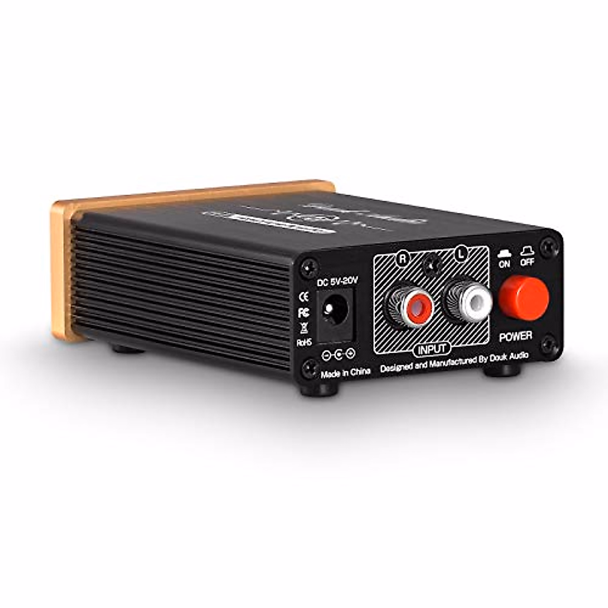 Douk Audio U3 Headphone Amps, Mini Hi-Fi Amplifier for Home Desktop PC 6.35mm / 3.5mm Headsets, Class A, RCA Input, DC 5V