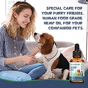 Natural Oil for Dogs and Cats - Natural Oil Drops with Omega Fatty Acids - Hip and Joint Support and Skin Health 240320044