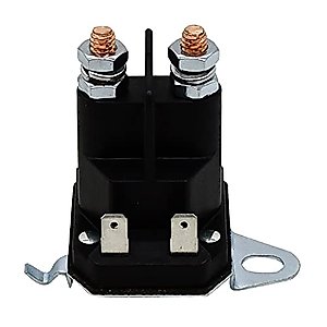 Solenoid 725-06153A 725-06153 Starter Solenoid relay Compatible with MTD Cub Cadet Troy Bilt Yard Man Lawn Mower Lawn Tractor RZT XT1 XT2 ZT1 ZT2