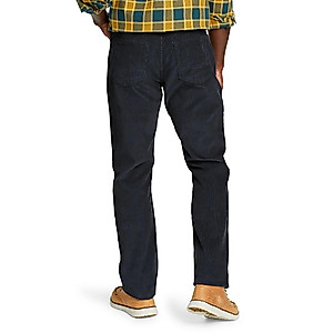 Eddie Bauer Men's Corduroy 5-Pocket Pants, Storm, 34W x 32L