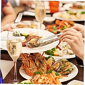 Luxshiny 6pcs 304 Wine Opener Set Nippers Tool Household Tool Set Lobster Crackers Nutcracker Set Gifts Sets Nut Tool Kit Grabber Pickle Silver Hairy Crab Meat Fork Gift Set