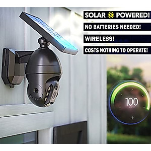Bell+Howell Bionic Spotlight Extreme 360 - Solar Powered Outdoor Lights, Rain and Snow Resistant, Wireless w/Motion Sensor Outdoor Solar Lights for Yard, Garage, Lawn, Patio and Garden As Seen On TV