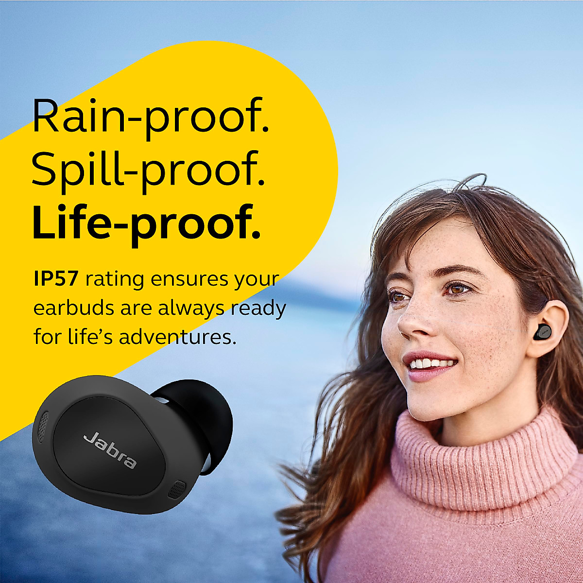 Jabra Elite 10 True Wireless Bluetooth Earbuds – Advanced Active Noise Cancelling with Dolby Atmos Surround Sound, All-Day Comfort, Multipoint, Crystal-clear calls – Gloss Black
