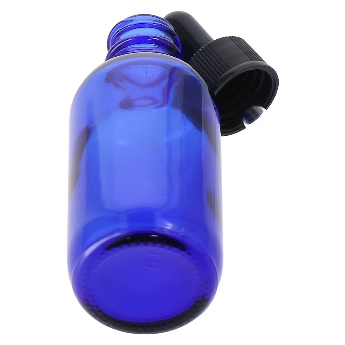 SHUATI 2Pcs Glass Dropper Bottle, Eye Dropper Bottles, 2oz Tincture Bottle, Storage Container with Dropper for Essential Lab Chemicals, Cobalt Blue