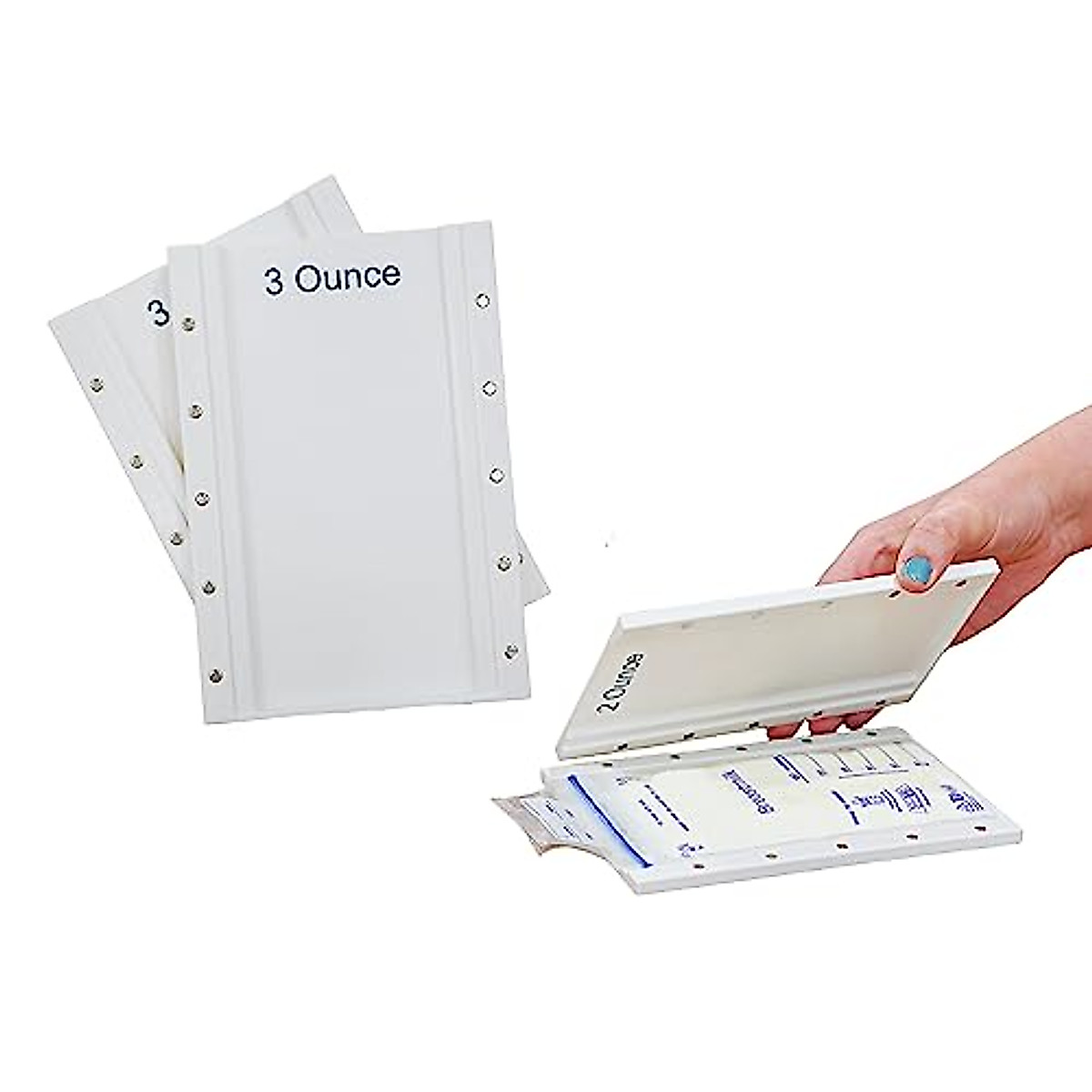 Magnetic Freeze Flat Trays for Breastmilk - Breastpump Accessory to Freeze Breast Milk Storage Bags Flat - (for Lansinoh, Up&Up, and Avent, 3oz Tray Set (3 or 6oz))