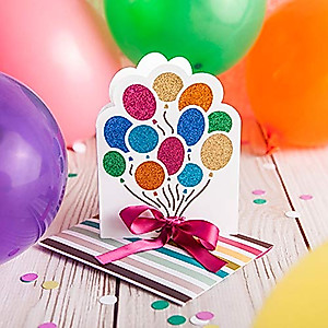 Cricut Glitter Cardstock Sampler, Brights 12" x 12"