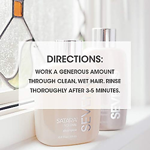 SEVEN Hair Care Satara Volume Conditioner for Women & Men, Sulfate + Paraben Free, Cruelty Free, Argan Oil, Pro Vitamin B5, Hydrolyzed Quinoa, Grapeseed Oil for Flat + Limp Hair Made in USA,10.7 oz