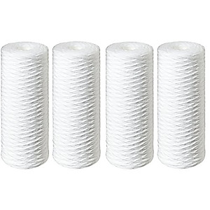Compatible for WP.5BB97P String-Wound Polypropylene Filter Cartridge, 10" x 4.5", 0.5 Micron 4 Pack by CFS