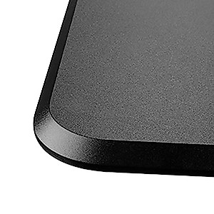 Small Computer Desk, Home Office Desk, Ergonomic Standing Desk, Rolling Desk for Bedroom, Height-Adjustable from 28.5" to 42.9",Weight Capacity 22lbs, 22.60" L*19.30" W*42.90" H, Black