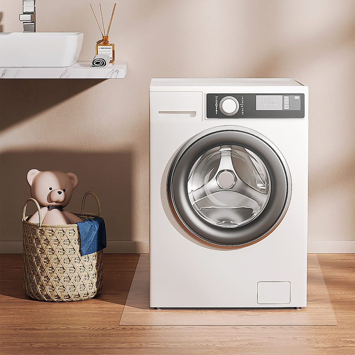 MM MELISEN Clear Table Protector, Clear Office Desk Mats, Plastic Table Cover, 0.06" Thick Transparent PVC Table Protector, Easy to Be Cut (31.5 x 59.1in/80 x 150cm)