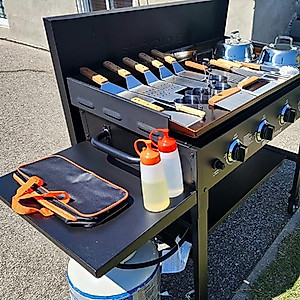 Wind Screen for Blackstone 17 Inch Griddle,Waterproof Wind Guards Blackstone Griddle Accessories,Compatible with Rear Grease Cup, Hood and Side Shelf