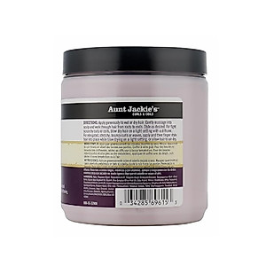 Aunt Jackie's Curl La La, Lightweight Curl Defining Custard, Enriched with Shea Butter & Olive Oil, Basic, 15 Ounce