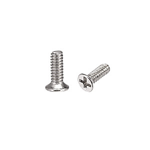 uxcell M1.4 x 4mm Phillips Screw Fastener Silver Tone for Laptop PC TV Fan Switch 500pcs