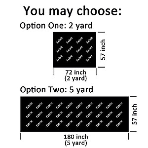 Generic Solid Black Cotton Fabric by The Yard Sewing Quilting Combed Cotton Broadcloth 5 Yard