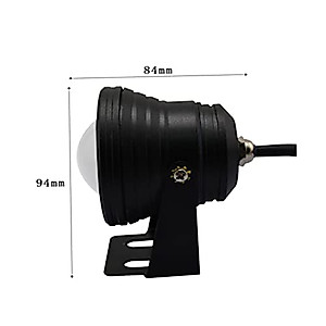 LABRIMP Remote Party Home Spot Bar Xmas Underwater Lamp LED Lighting W Control Changing for Seven Fountain Wedding Decor Day Lamps Lights Pool Water Waterfall Garden Light Black